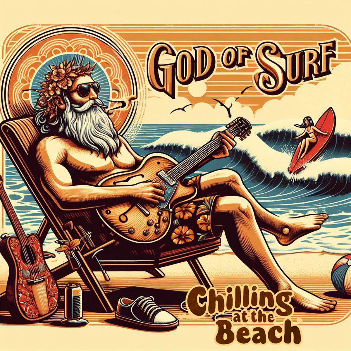 Chilling at the Beach | God Of Surf | Surf Music Records