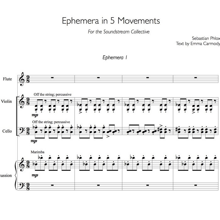 Ephemera in 5 Movements | Sebastian Collen