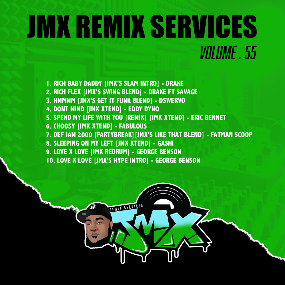 JMX REMIX SERVICES VOLUME.55 | DJ J-MIXX GC