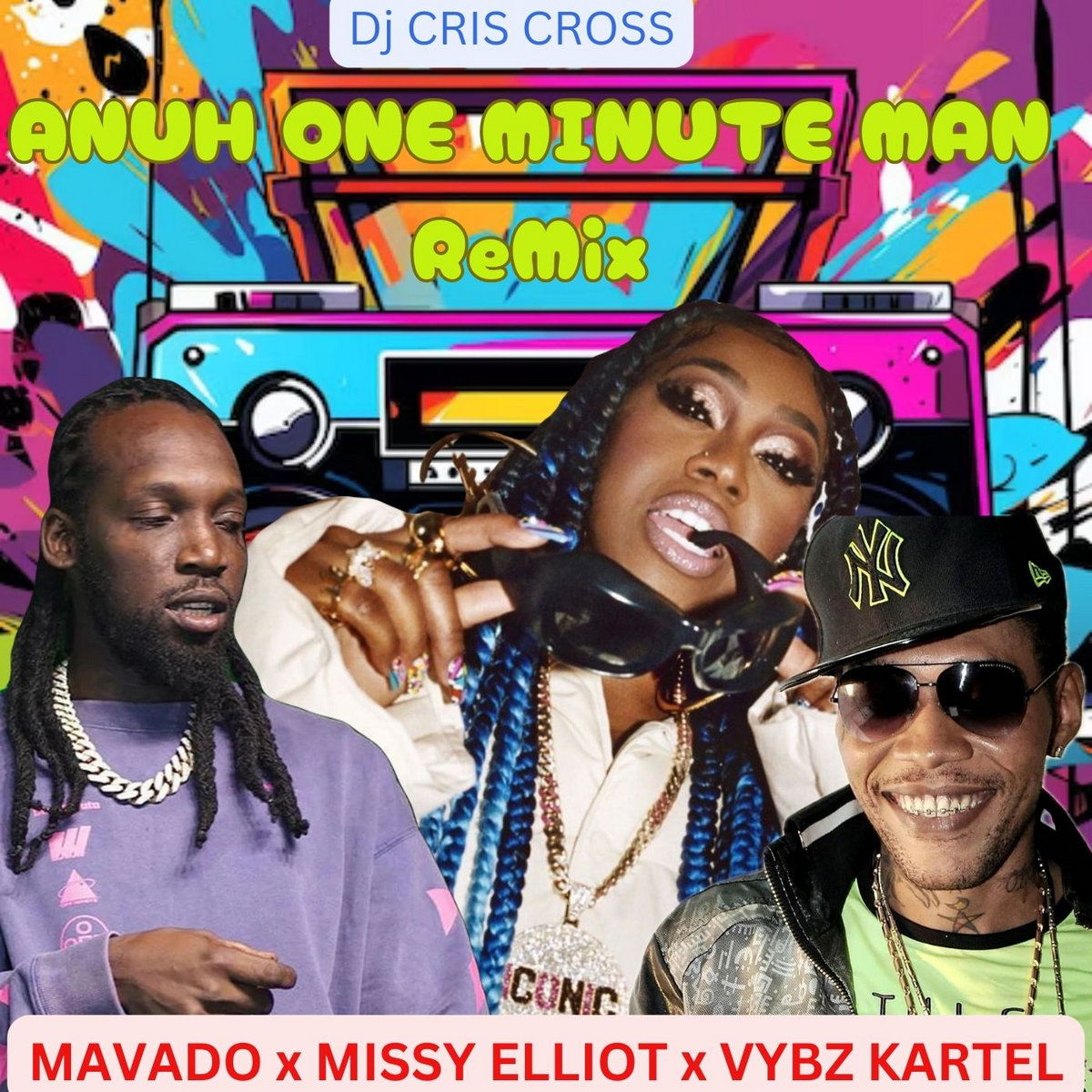 Missy Elliot Mavado Vybz Kartel Man Anuh One Minute Man Remix By Dj