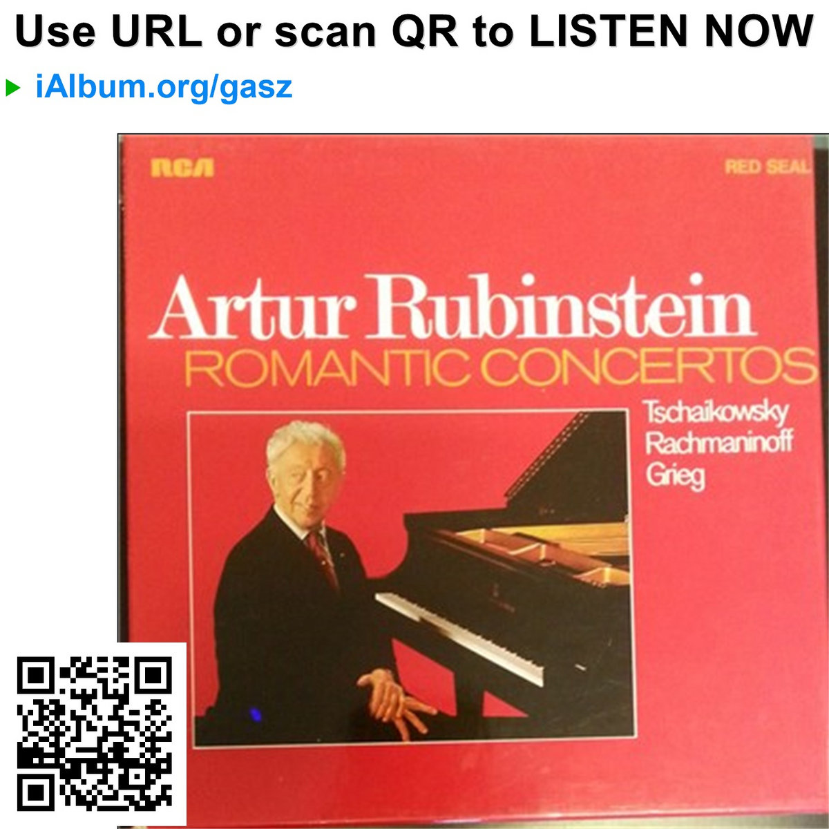 Romantic Concertos | Artur Rubinstein Tschaikowsky, Rachmaninoff, Grieg ...