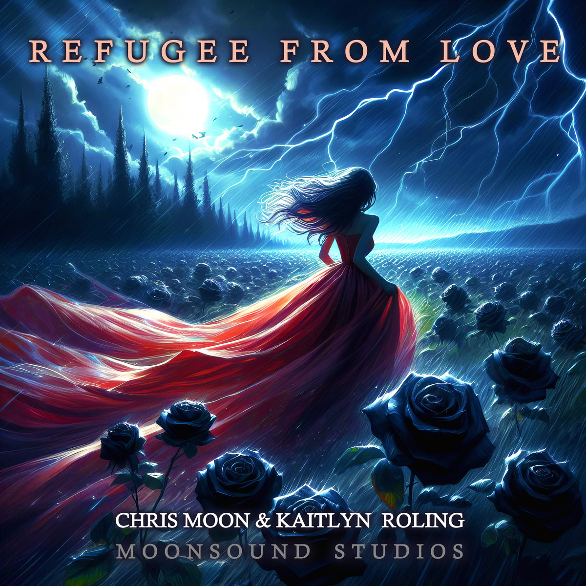 REFUGEE FROM LOVE | Chris Moon (Featuring Kaitlyn Roling) | Moon Sound Studios