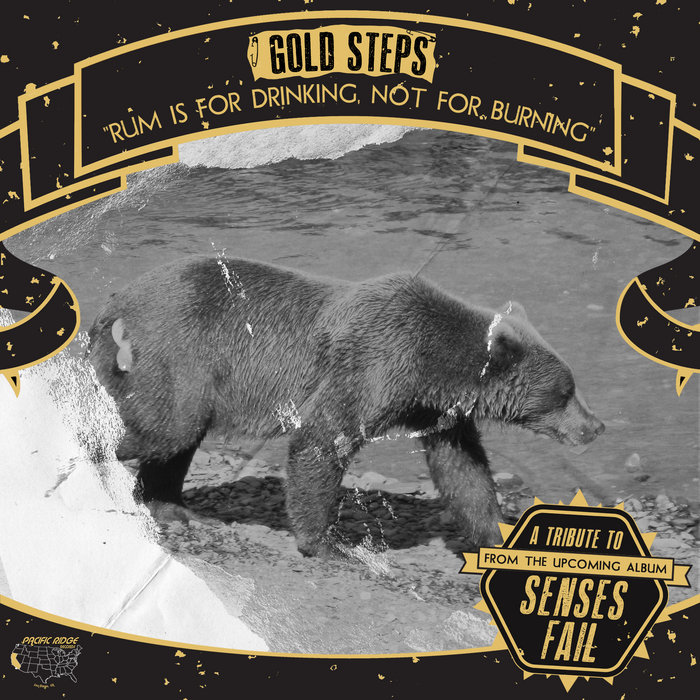 Rum Is For Drinking Not For Burning Senses Fail Cover Gold Steps