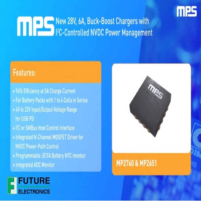 Monolithic Power Systems MP2760 & MP2651 NPI | Future Electronics