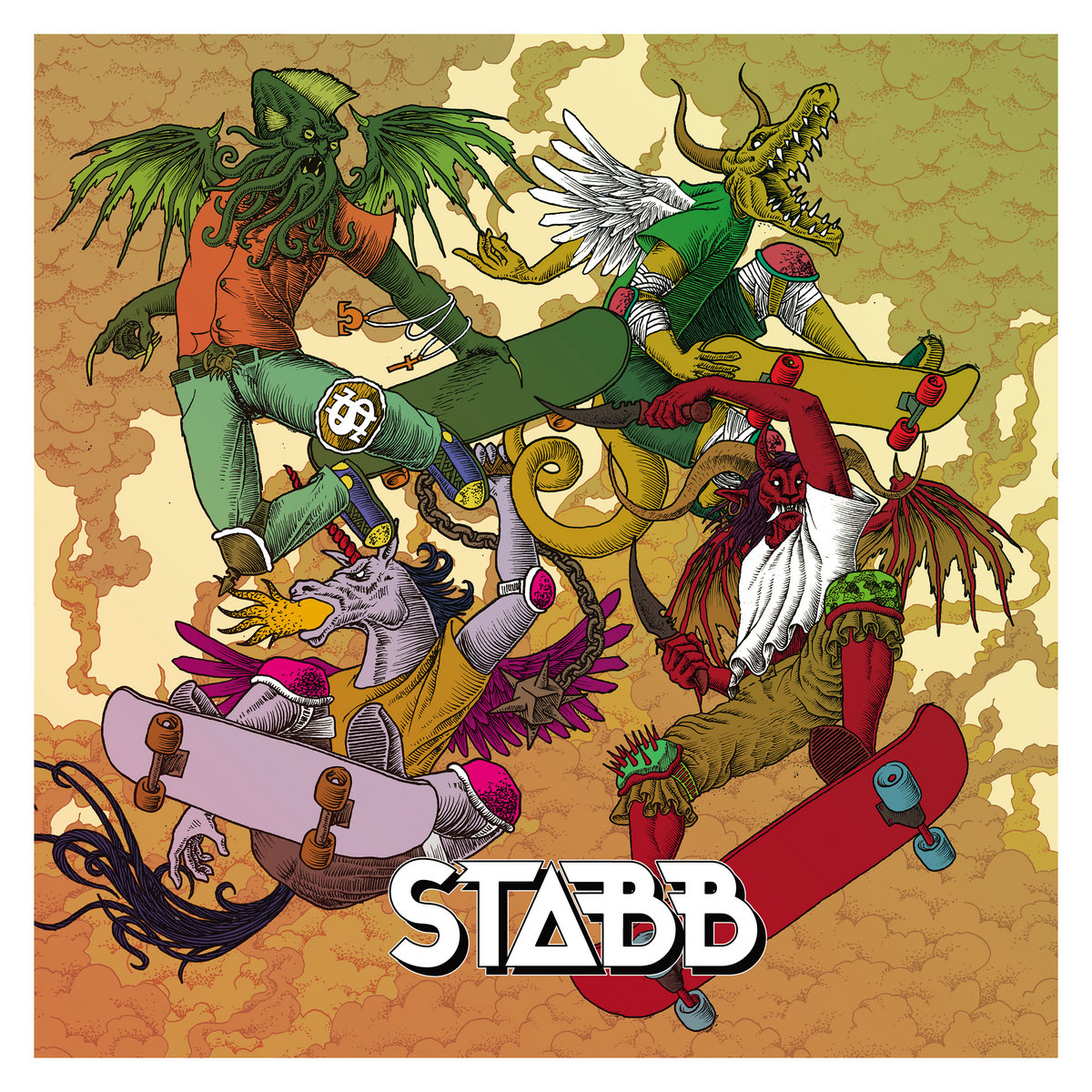 The four skateboarders of the Apocalypse | Stabb