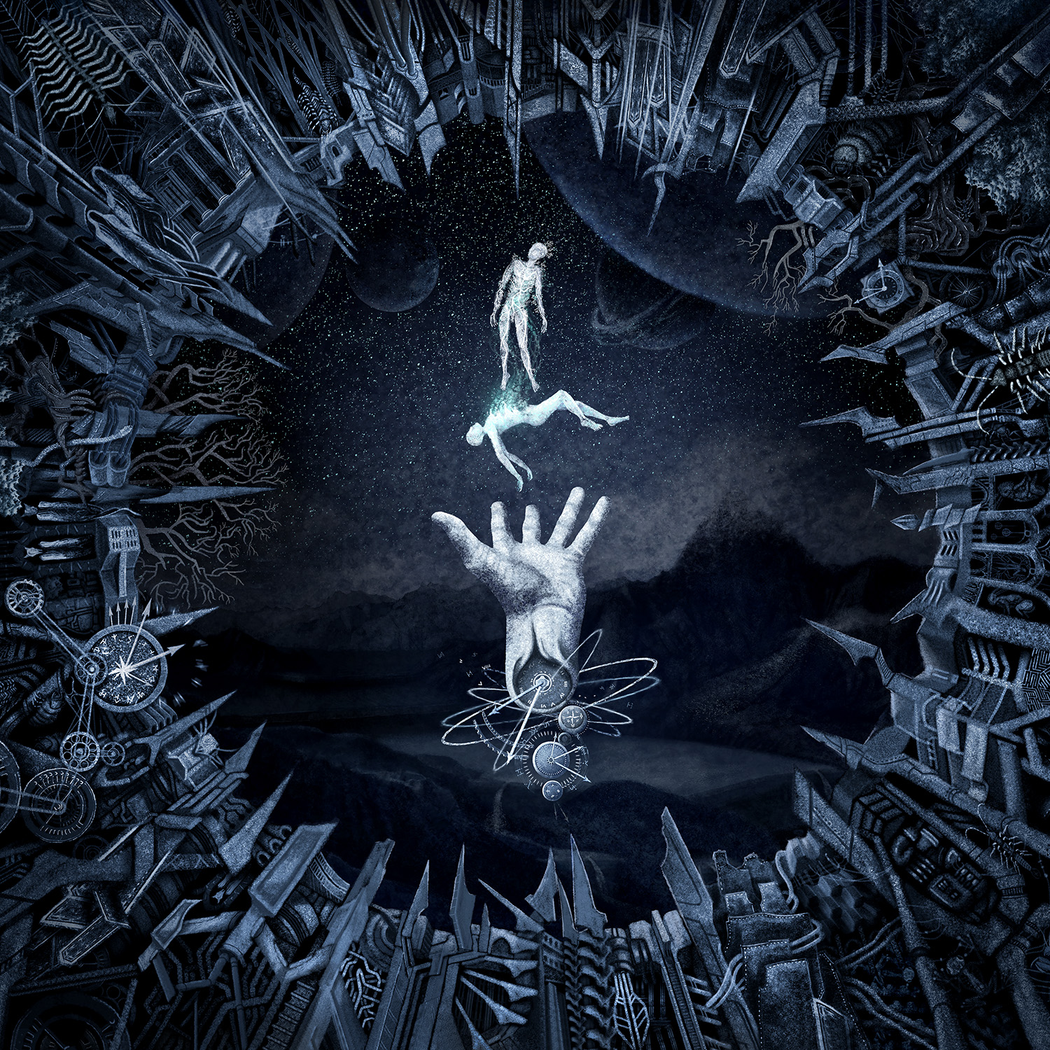 …and Oceans – Cosmic World Mother album art by Adrien Bousson : r/SpecArt