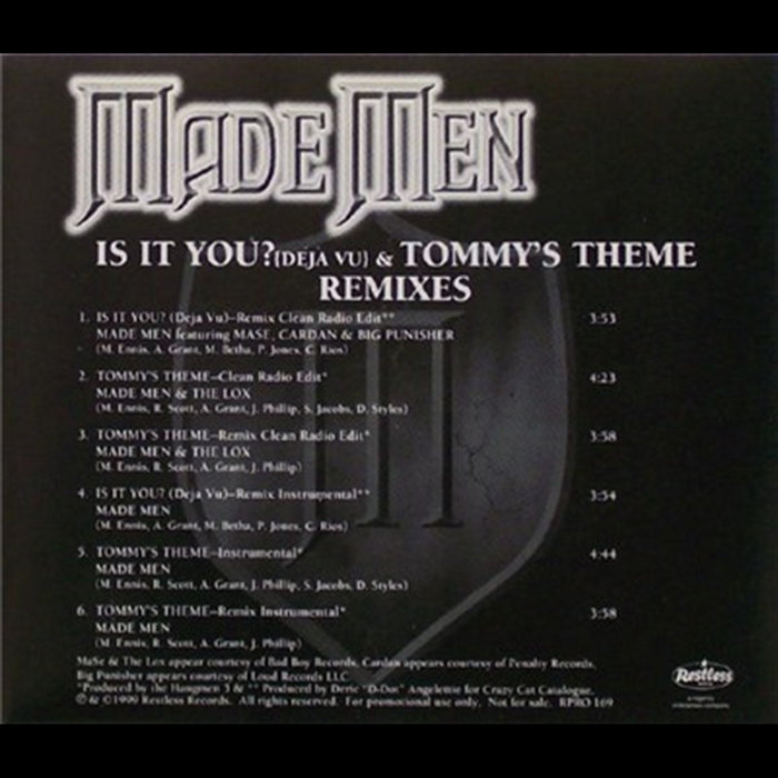 Is It YouDéjà Vu Tommys Theme Remixes | Made Men