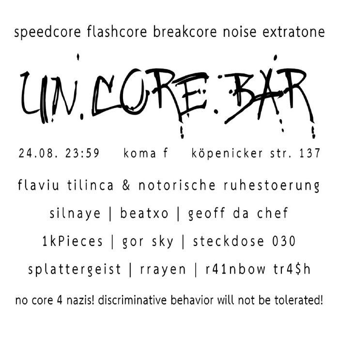 un.core.bar #4 2019-08-24 | un.core.bar