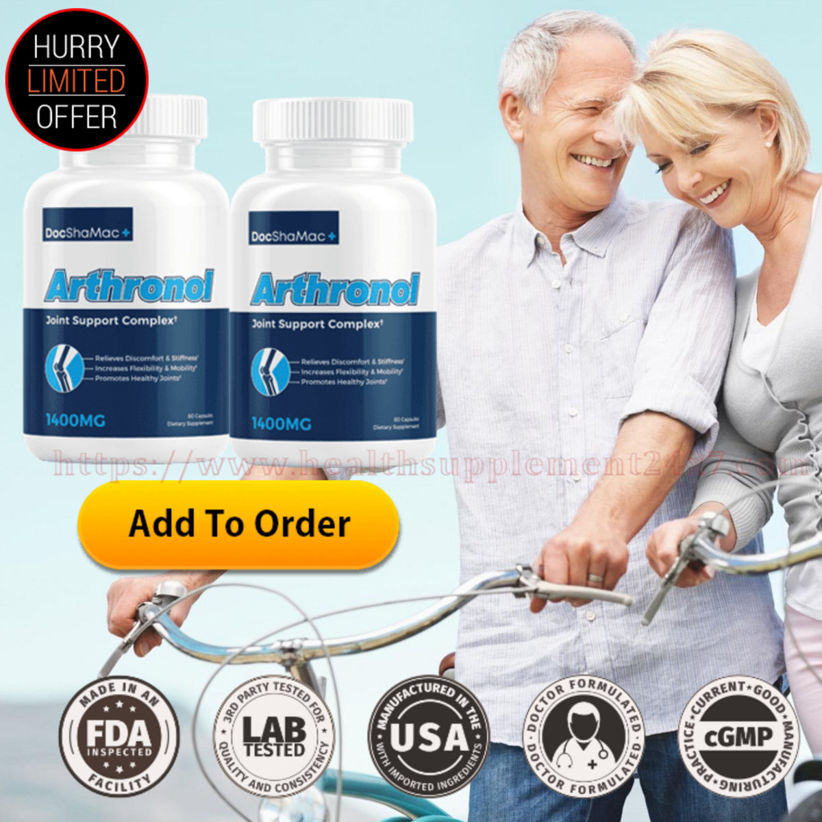 Arthronol (JOINT SUPPORT FORMULA) It Improves Mobility In Joints And ...
