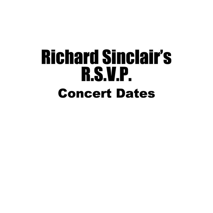 R.S.V.P. | Richard Sinclair's R.S.V.P. | Richard Sinclair