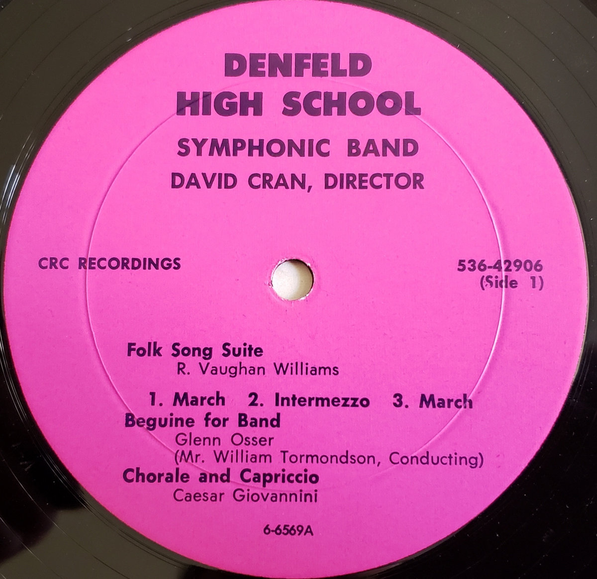Recovered Vinyl Recordings: Part 1 | Denfeld High School Symphonic Band