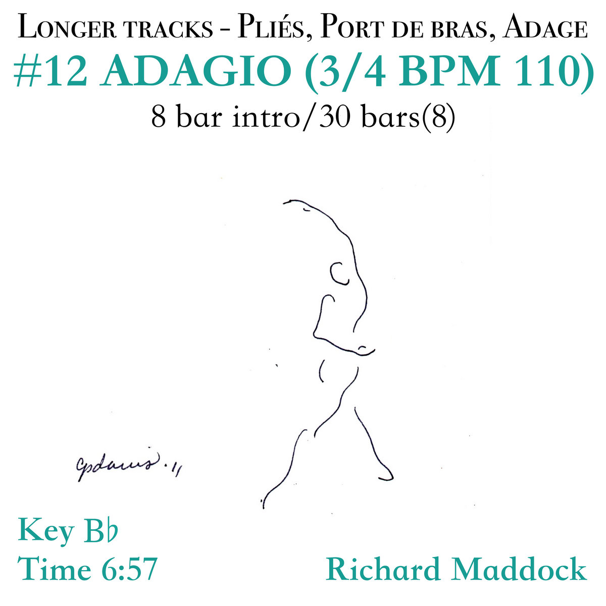 #12 Adagio (3/4 BPM 110) | Richard Maddock