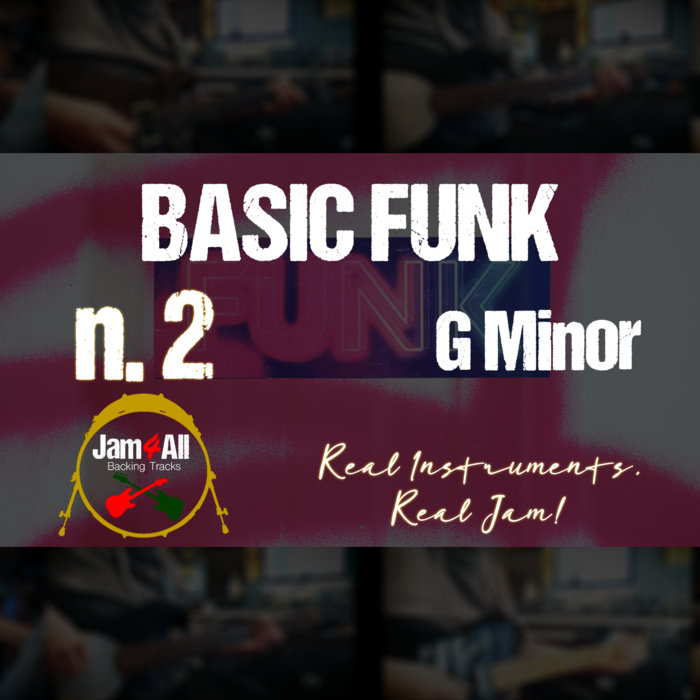 BASIC FUNK n. 2 in G MINOR 95 BPM - Backing Track with Real Instruments ...