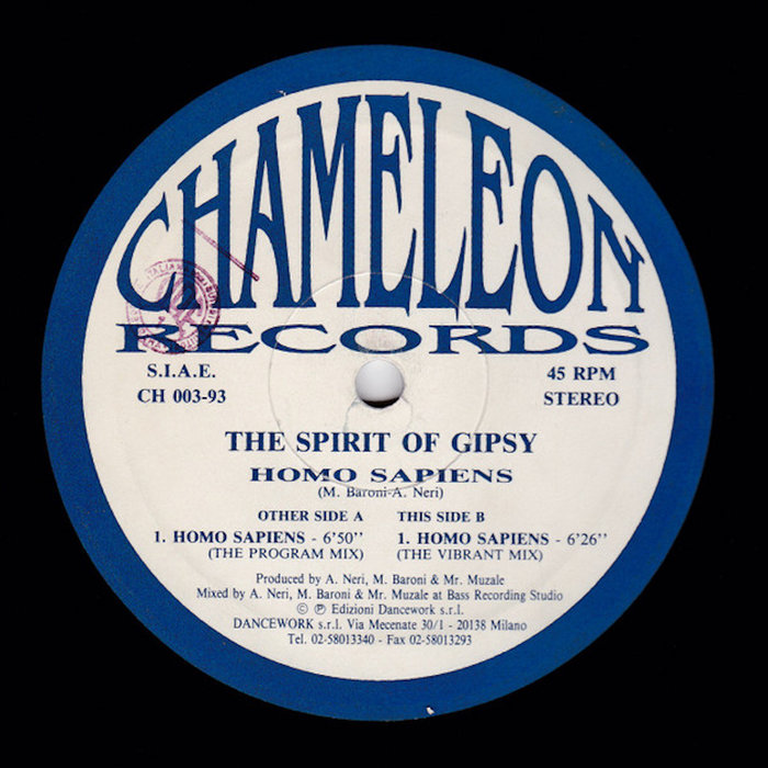 Spirit Of Gipsy - B Side - | Homo Sapiens | Alex Neri