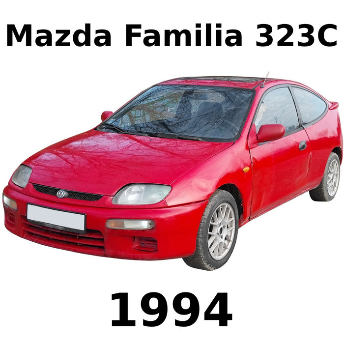 Mazda Familia 323C 1994 sports car | Krampfstadt Studio