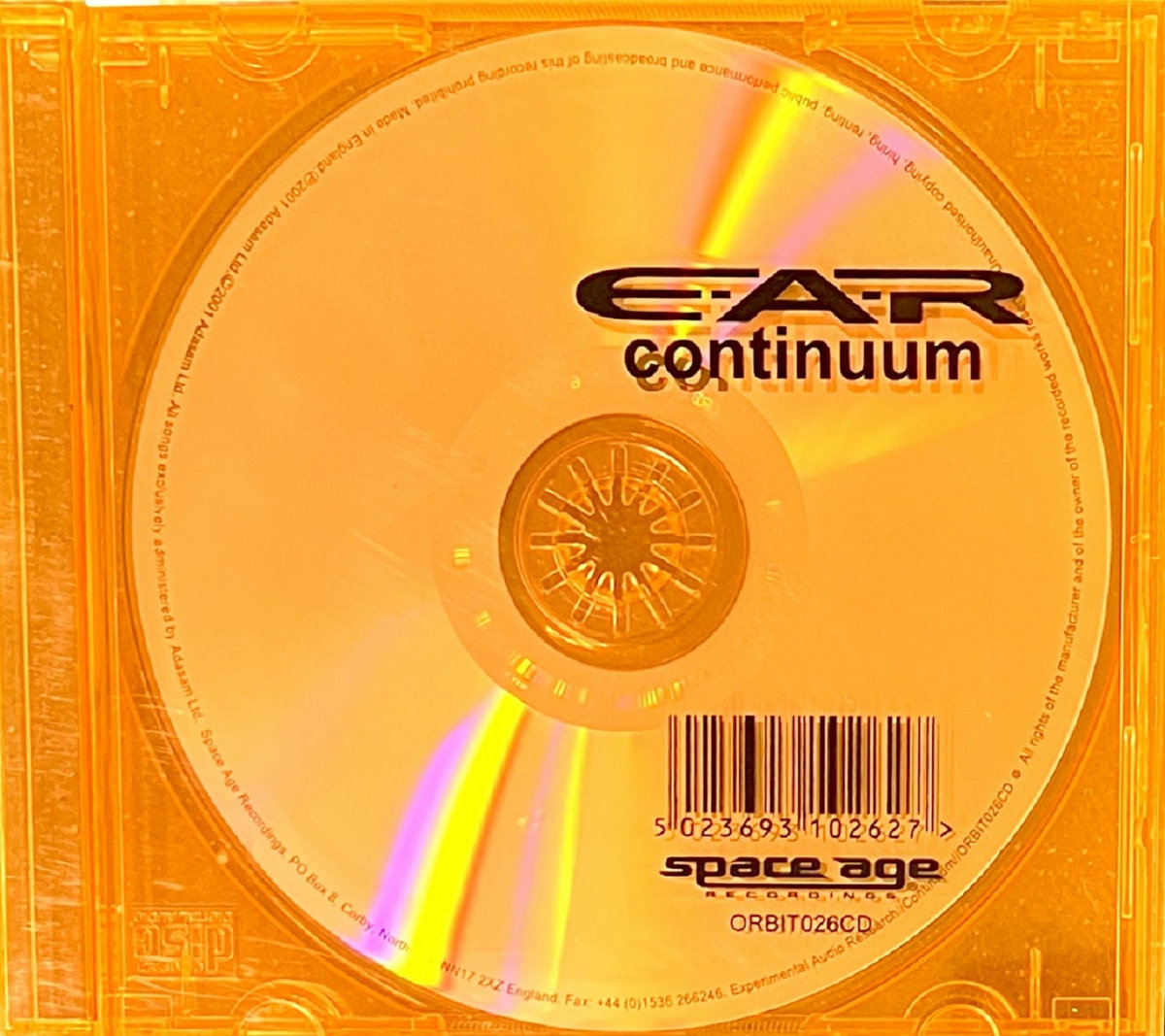 Continuum | Experimental Audio Research | Space Age Recordings