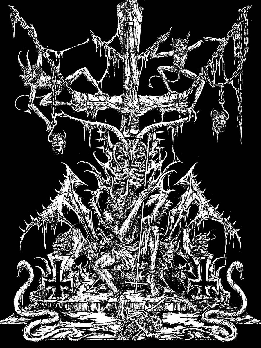 Crucified on the Throne of Satan | Immortal death