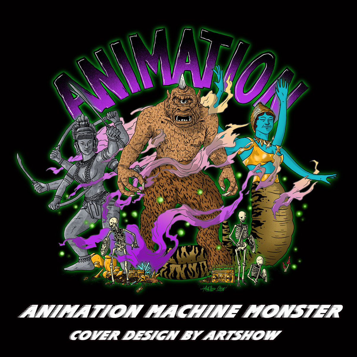 ANIMATION MACHINE MONSTER VOL.1 | ALMOND | mr.westside playaz