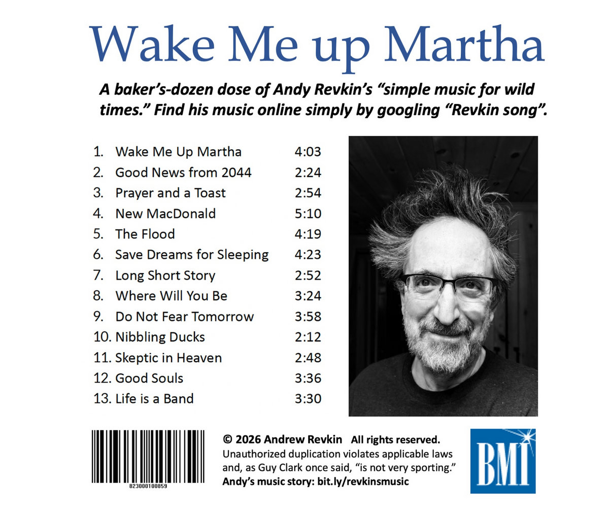 Wake Me Up Martha | Andy Revkin