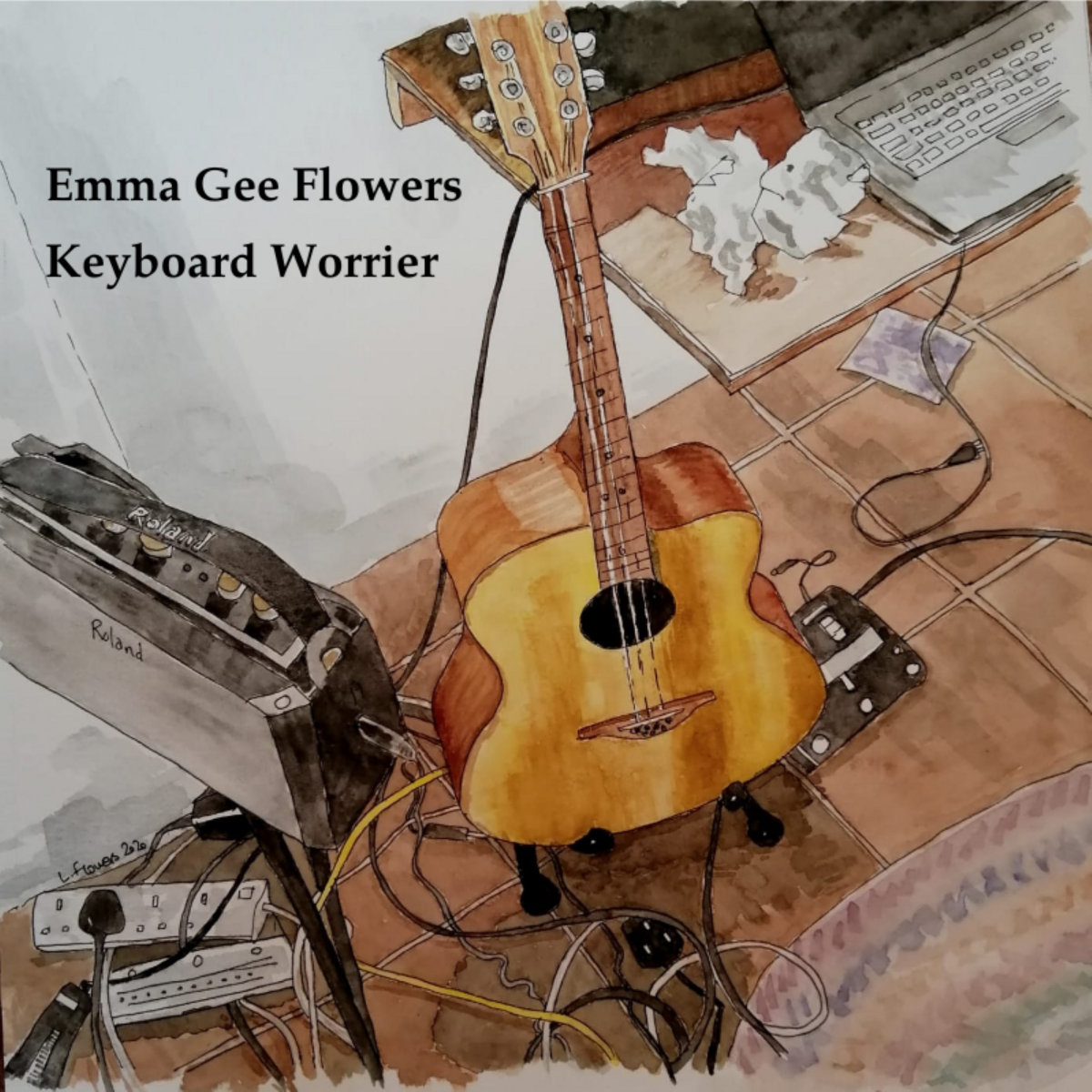 Keyboard Worrier | Emma Gee Flowers