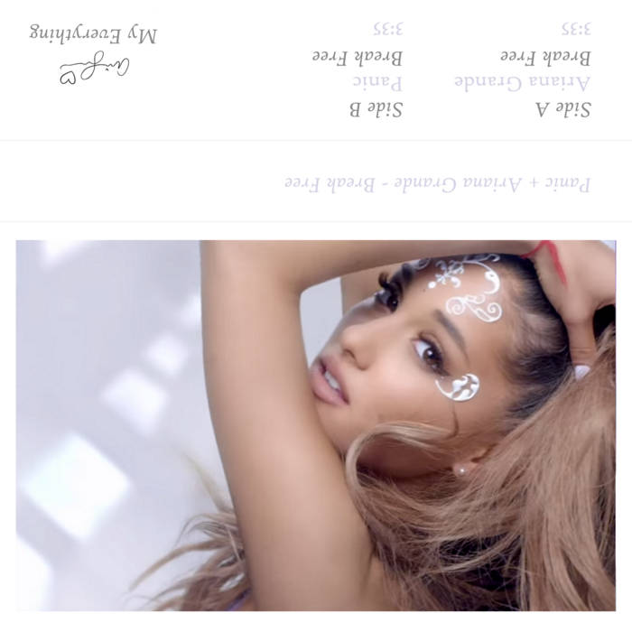 Break Free Ariana Grande Artwork