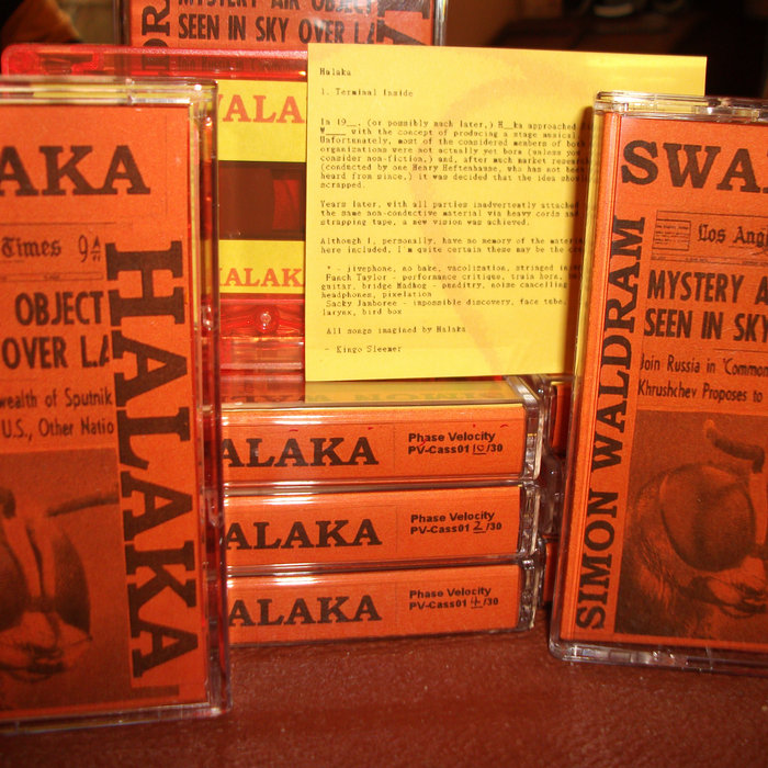 "Swalaka" - Halaka / Simon Waldram (split tape) | Halaka / Simon ...