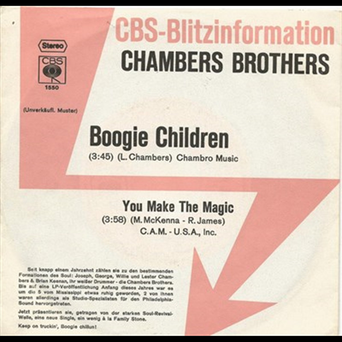 Boogie Children | The Chambers Brothers