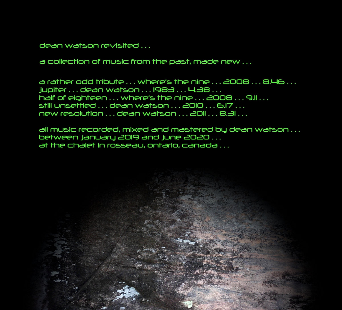 Dean Watson Revisited | Dean Watson