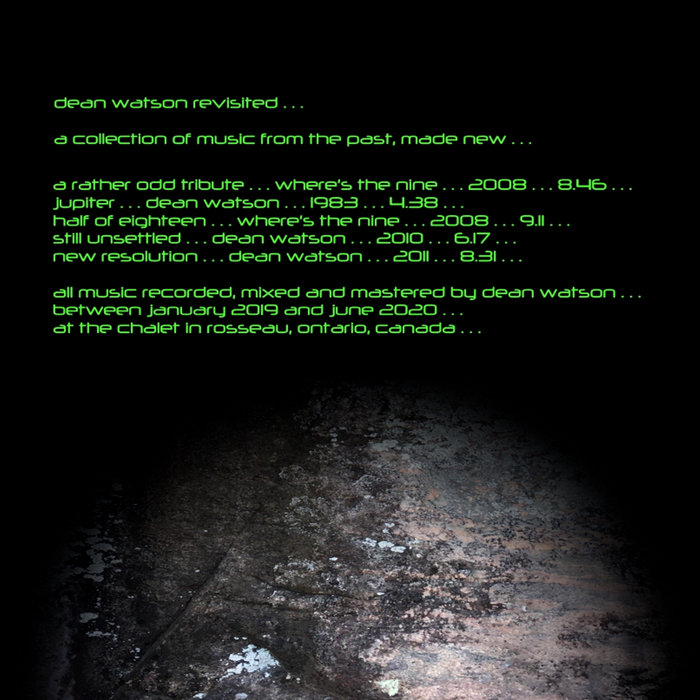 Dean Watson Revisited | Dean Watson