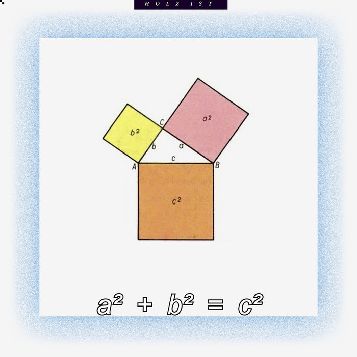 a² + b² = c² | Holz Ist