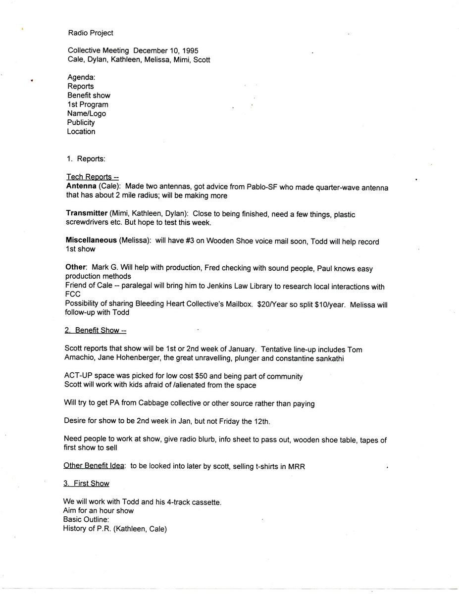 Community Radio Project: Interviews | Sound Museum Collective