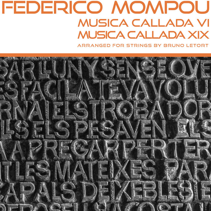 MUSICA CALLADA VI / MUSICA CALLADA XIX - Federico Mompou | Federico ...