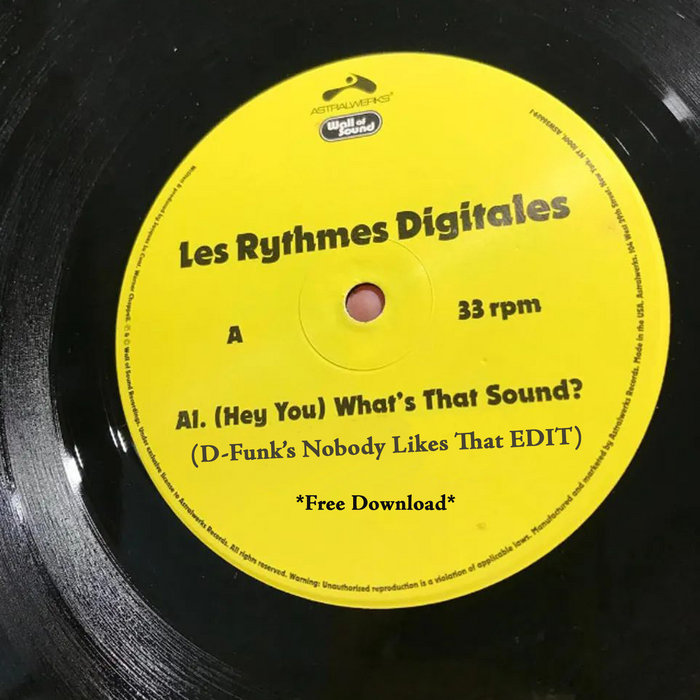 Les Rythmes Digitales - (Hey You) What's That Sound? (D-Funk's Nobody ...