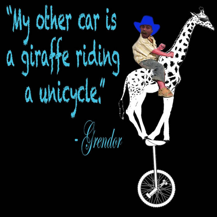 Giraffe Unicycles A Black Metal Giraffe Unicycle With 16.5" Wheel