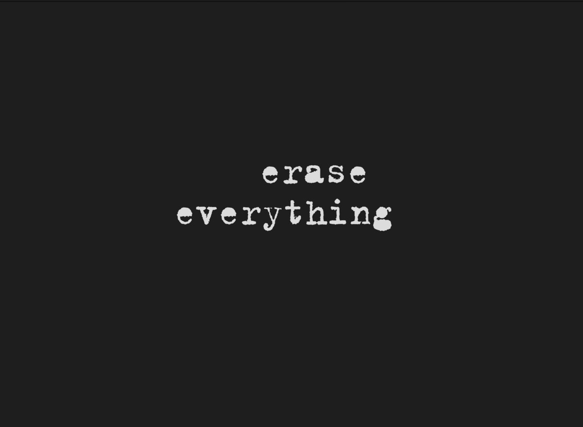 EP | Erase Everything
