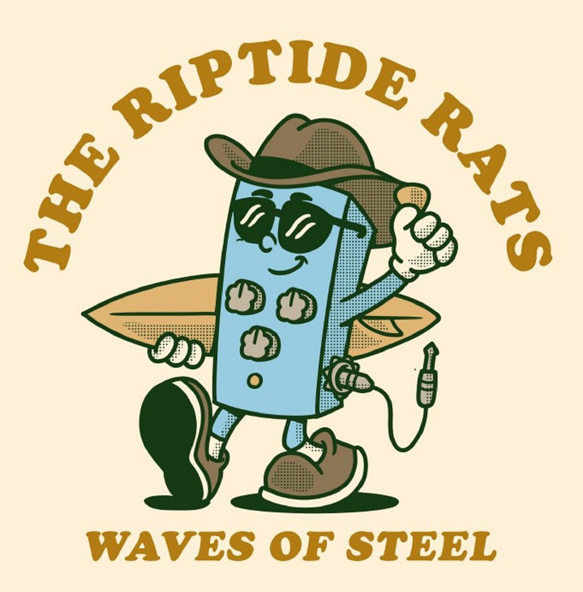Waves Of Steel (LP/CD, 2025) SC058 | The Riptide Pats | Surf Cookie records