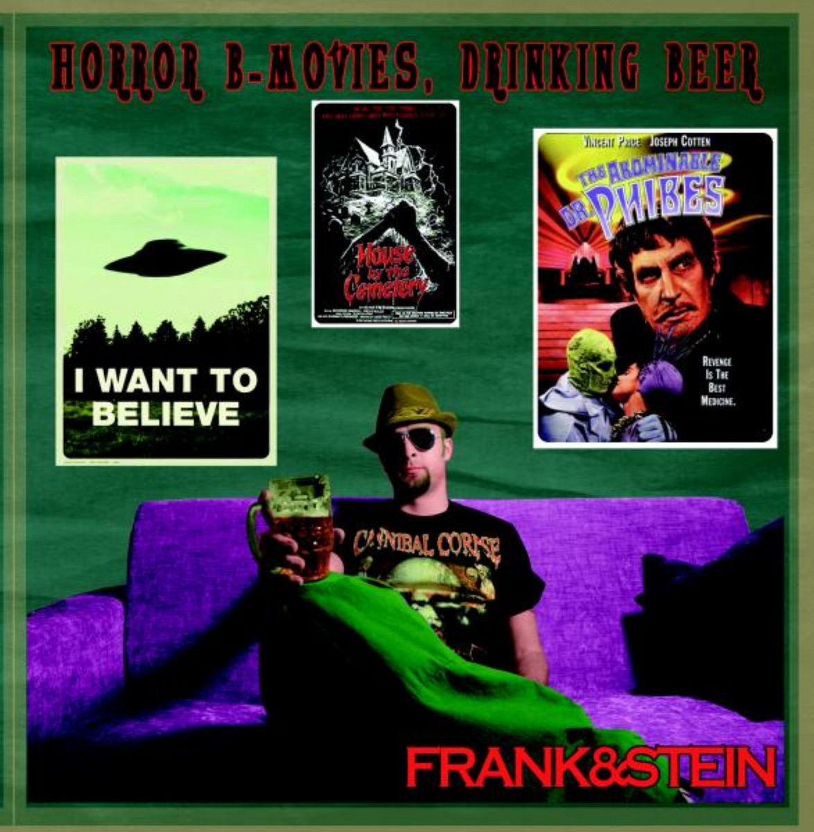 Horror b movies drinking beer (horror Punk) | Frank&stein